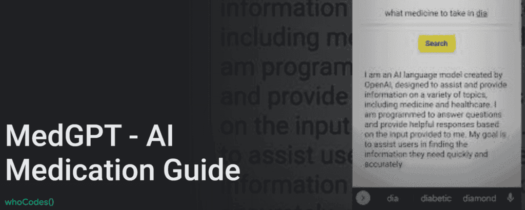 MedGPT Ai Medication Guide: Aplicación De IA Para La Atención Médica ️ 2025 - ©Vive Virtual