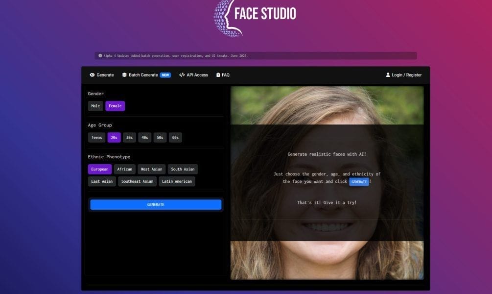 Facestudio: Crea Imágenes Realistas Con IA ️ 2025 - ©Vive Virtual