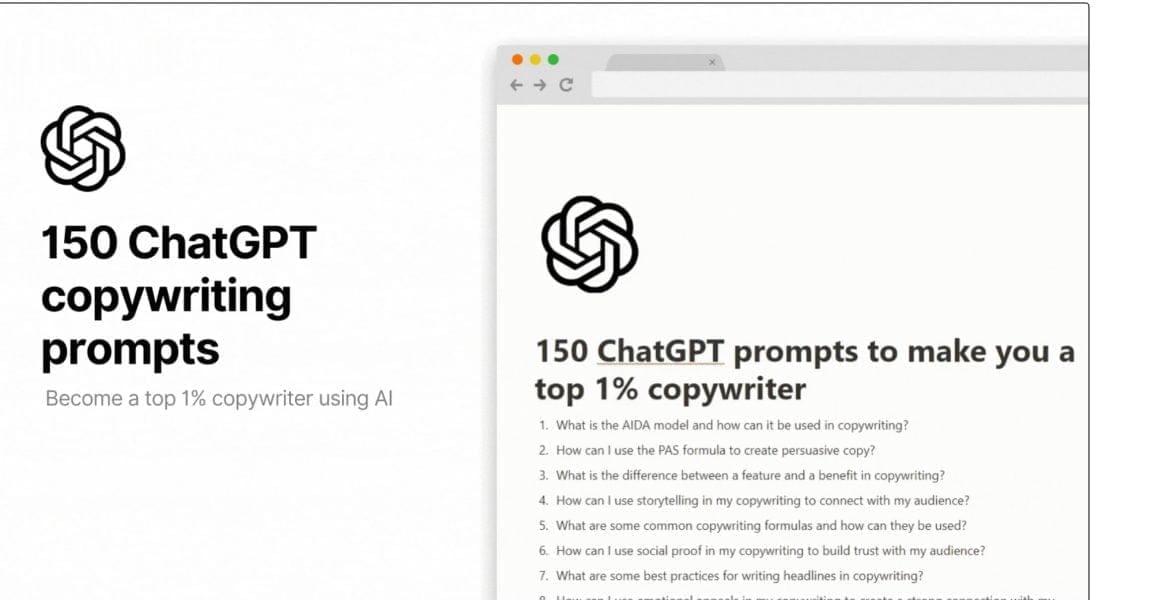 150 ChatGPT Copywriting Prompts: Potencia Tu Creatividad Con IA ️ 2025 ...