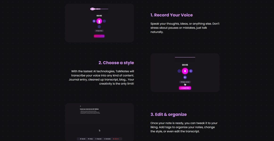 Talknotes: Transforma Tus Notas De Voz En Contenido Claro Y Organizado ...