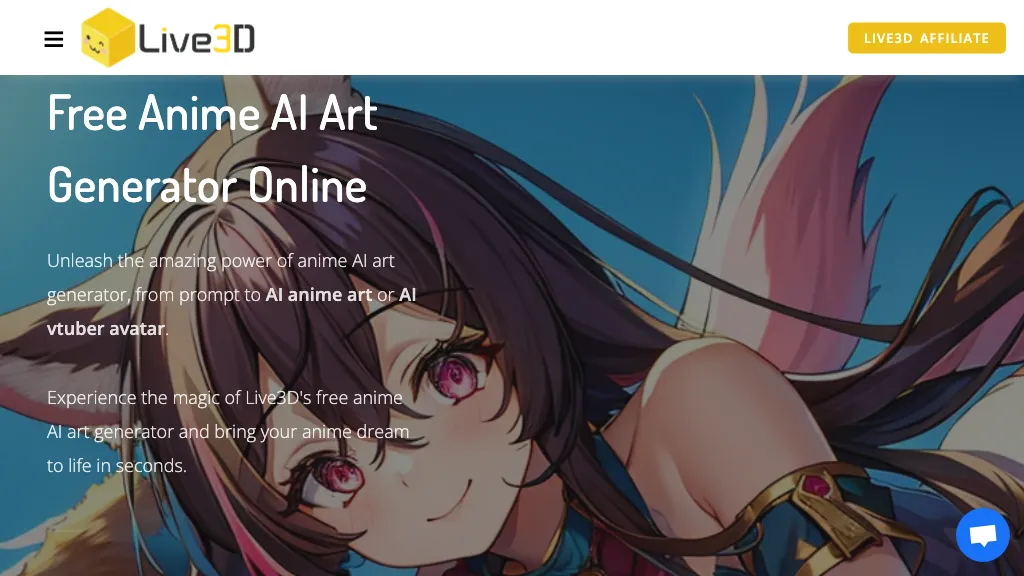 Live3d Anime Generator ️ 2025 - ©Vive Virtual