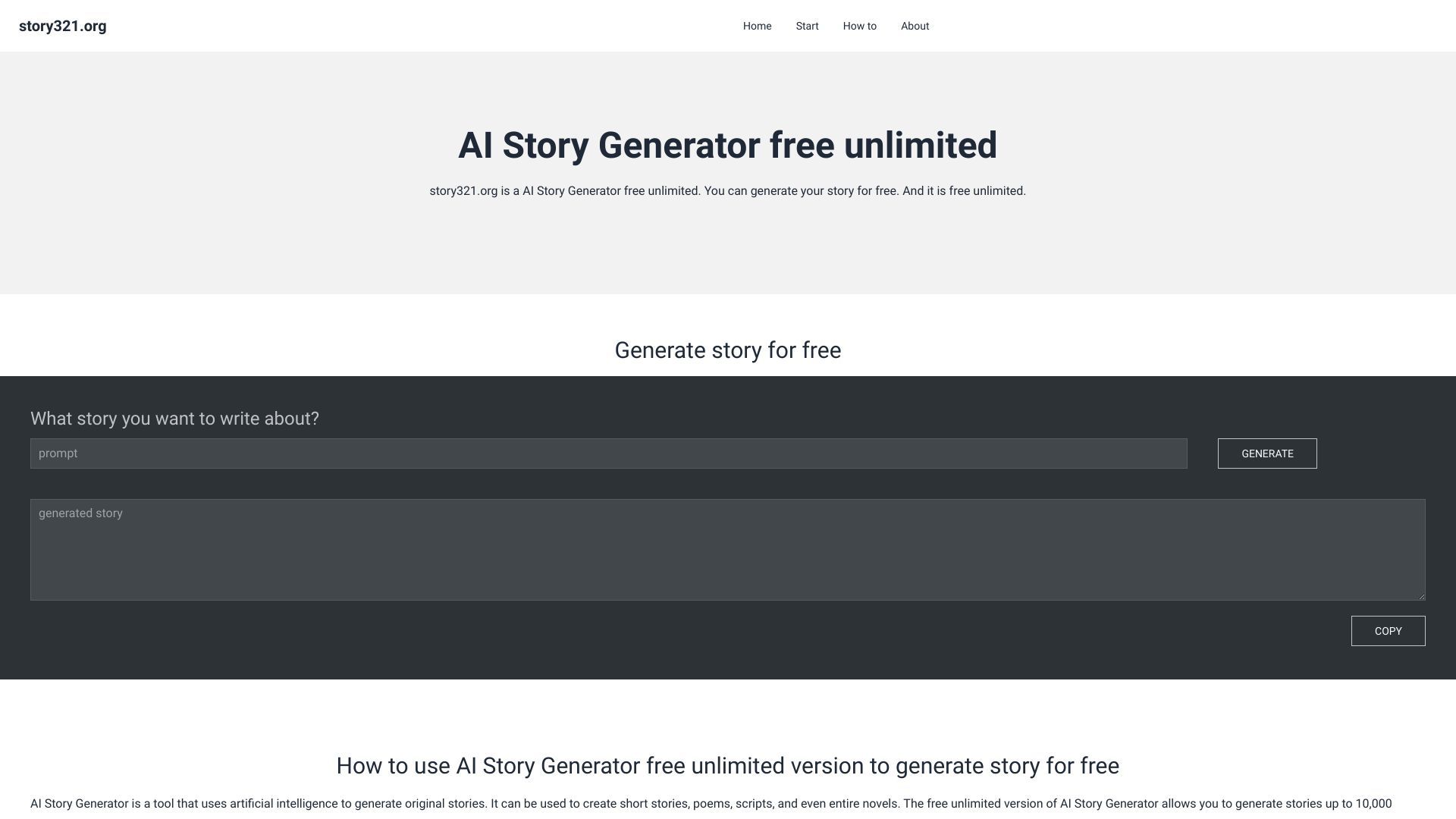 AI Story Generator Free Unlimited ️ 2025 - ©Vive Virtual