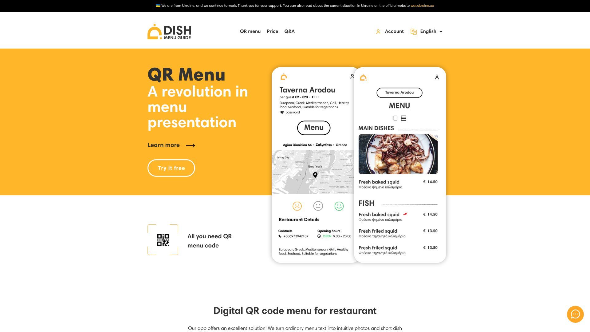 Dish Menu Guide ️ 2025 - ©Vive Virtual
